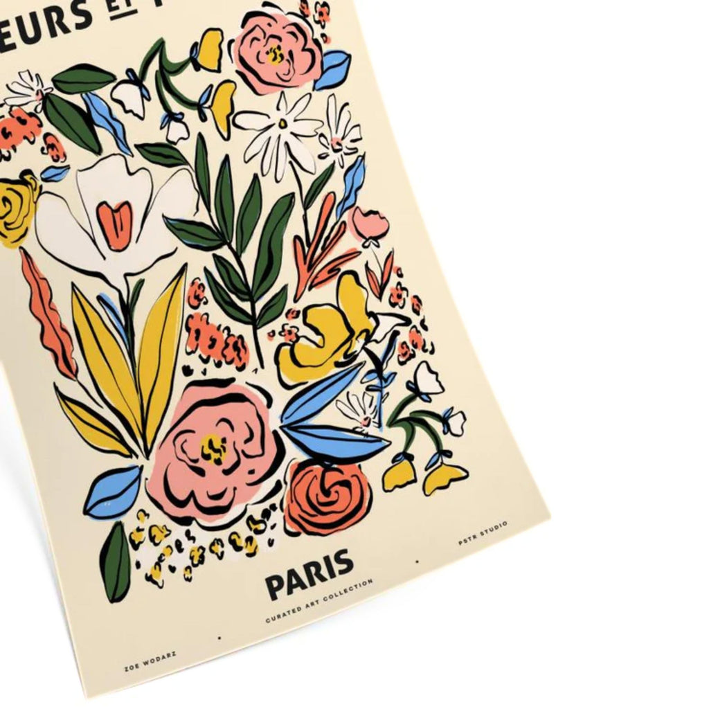 Affiche PSTR studio - Zoe Wodarz, Fleurs et plantes Paris – Nad Yut