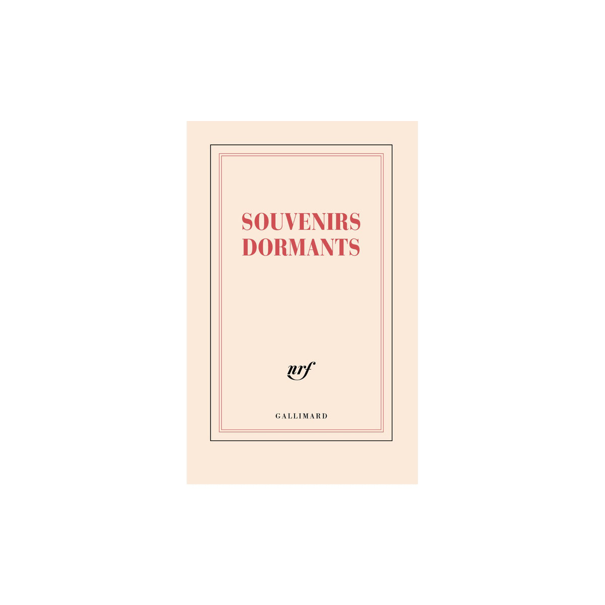 Gallimard, Carnet de poche- Souvenirs Dormants – Nad Yut
