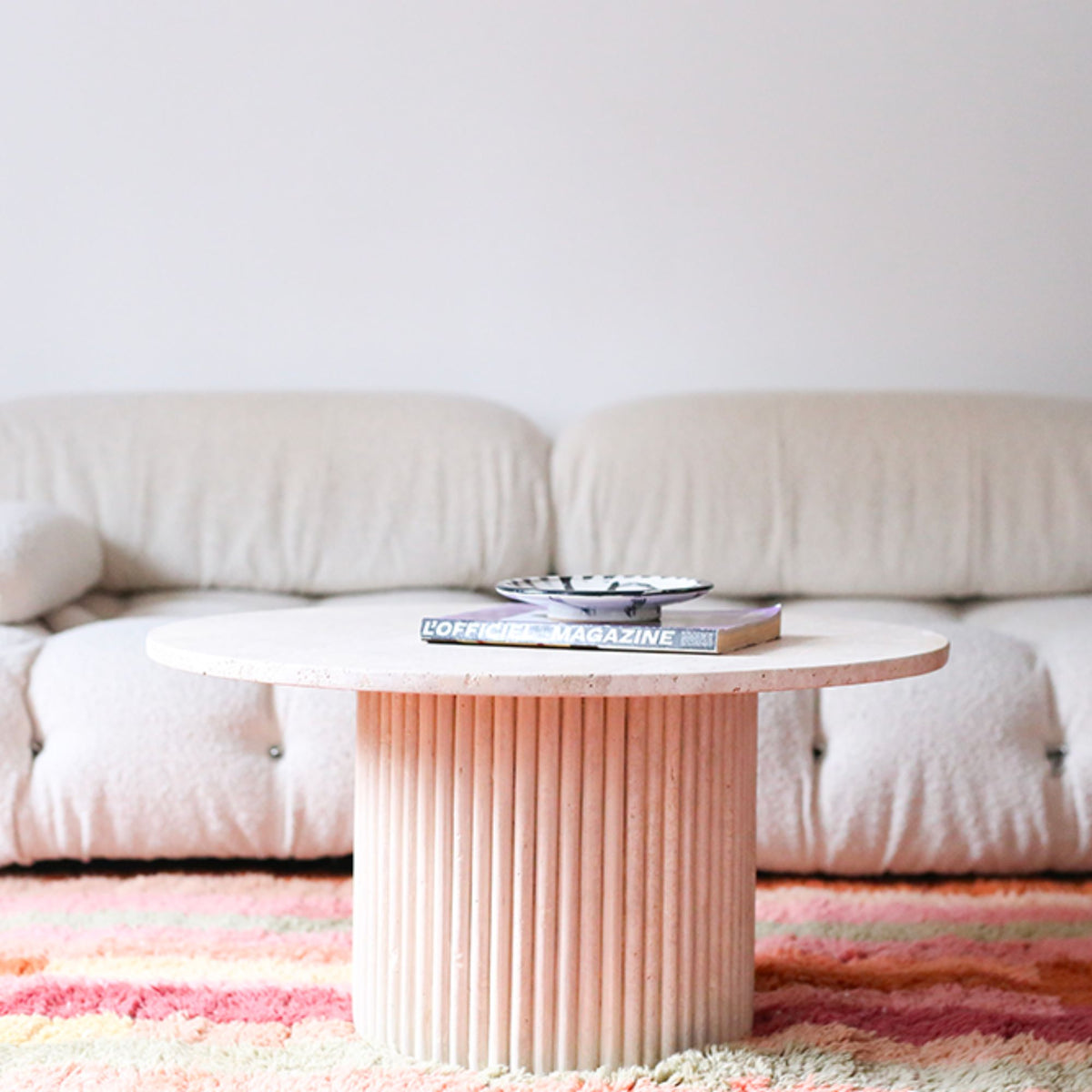 THEM, Travertine coffee table – Nad Yut
