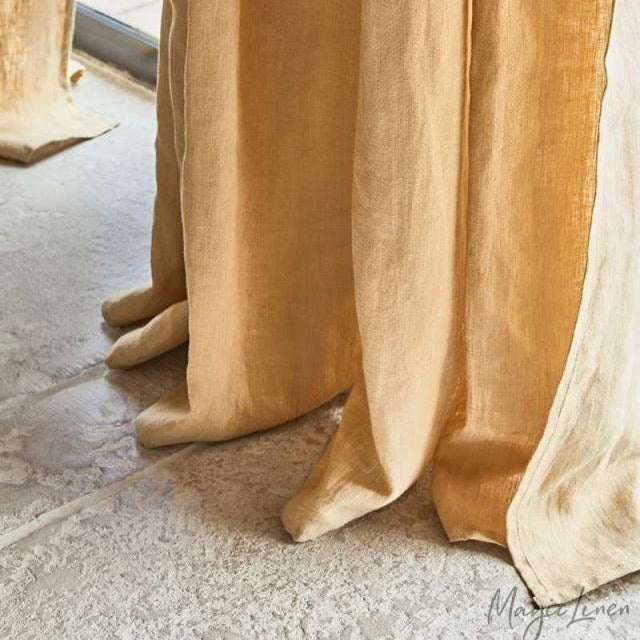 Magic Linen, Rideau en lin - Sandy Beige – Nad Yut