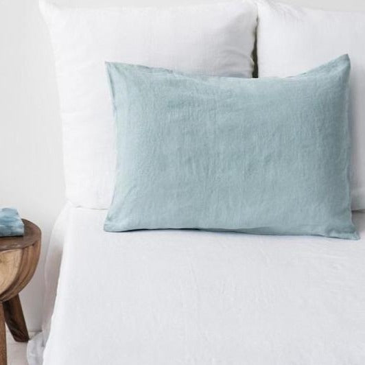 Magic Linen, Taie d'oreiller en lin - Dusty Blue – Nad Yut